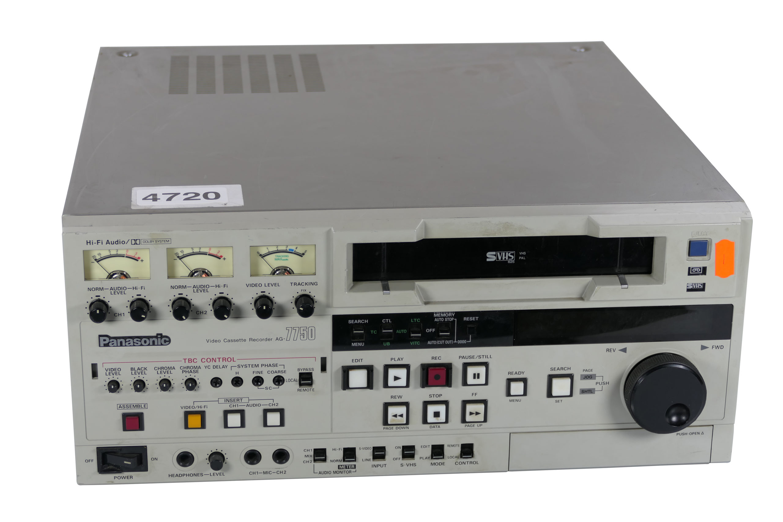 Panasonic AG-7750 - Professional SVHS recorder PAL HIGH-END | VCRShop
