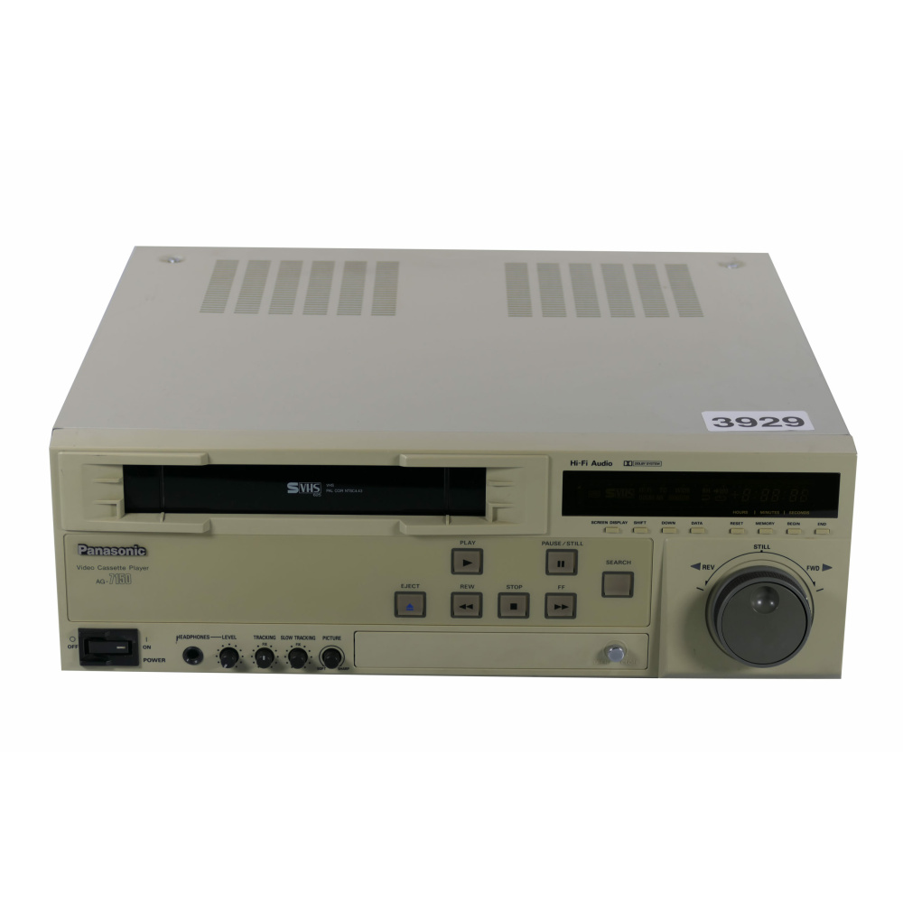 Panasonic AG-7150-E | Professional Super VHS Recorder for Broadcasting ...