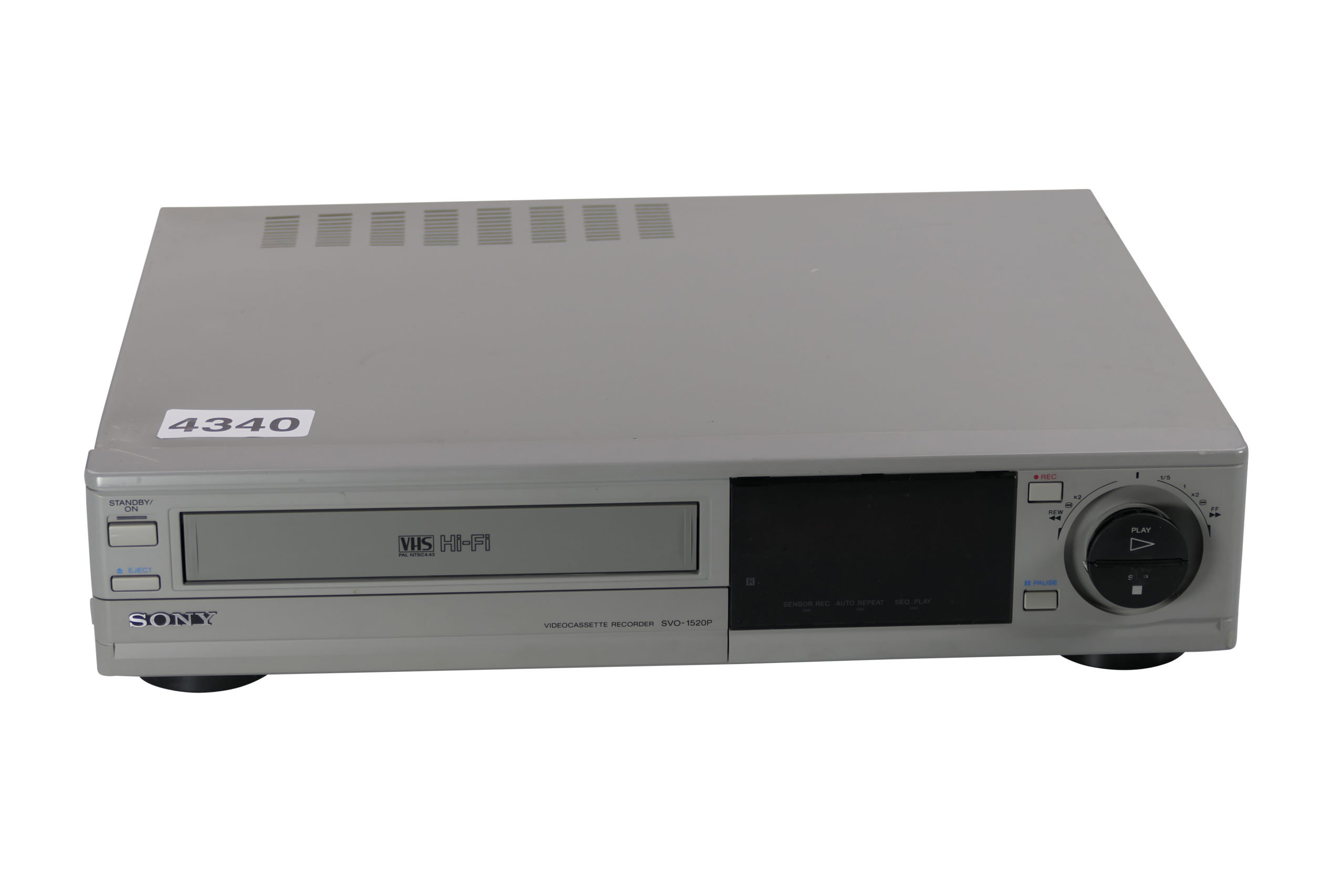 Sony SVO-1520P | Professional VHS Videorecorder | PAL & NTSC 4.43 | VCRShop