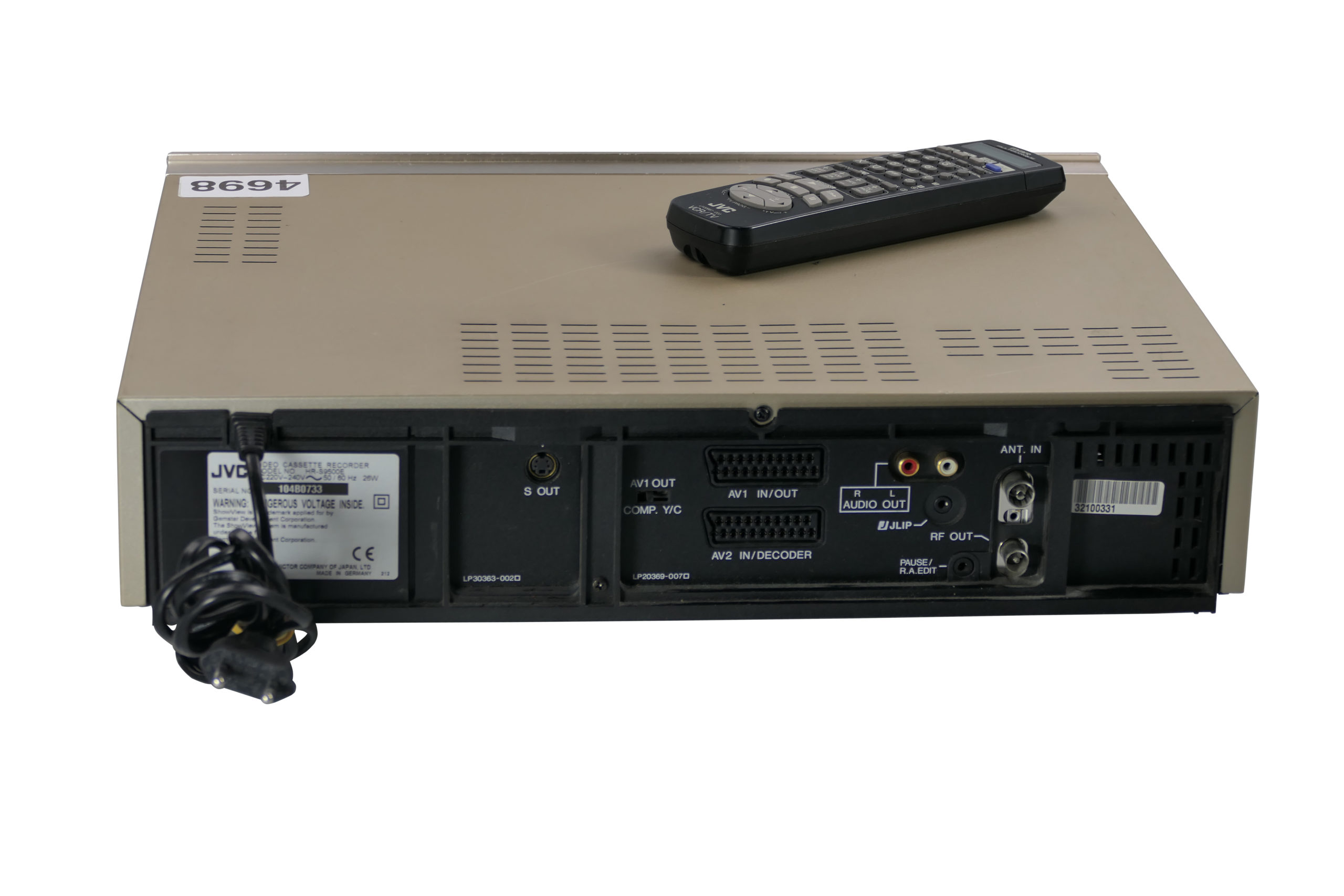 JVC HR-S9500E | Super VHS ET Recorder | Time Base Corrector (TBC / DNR ...