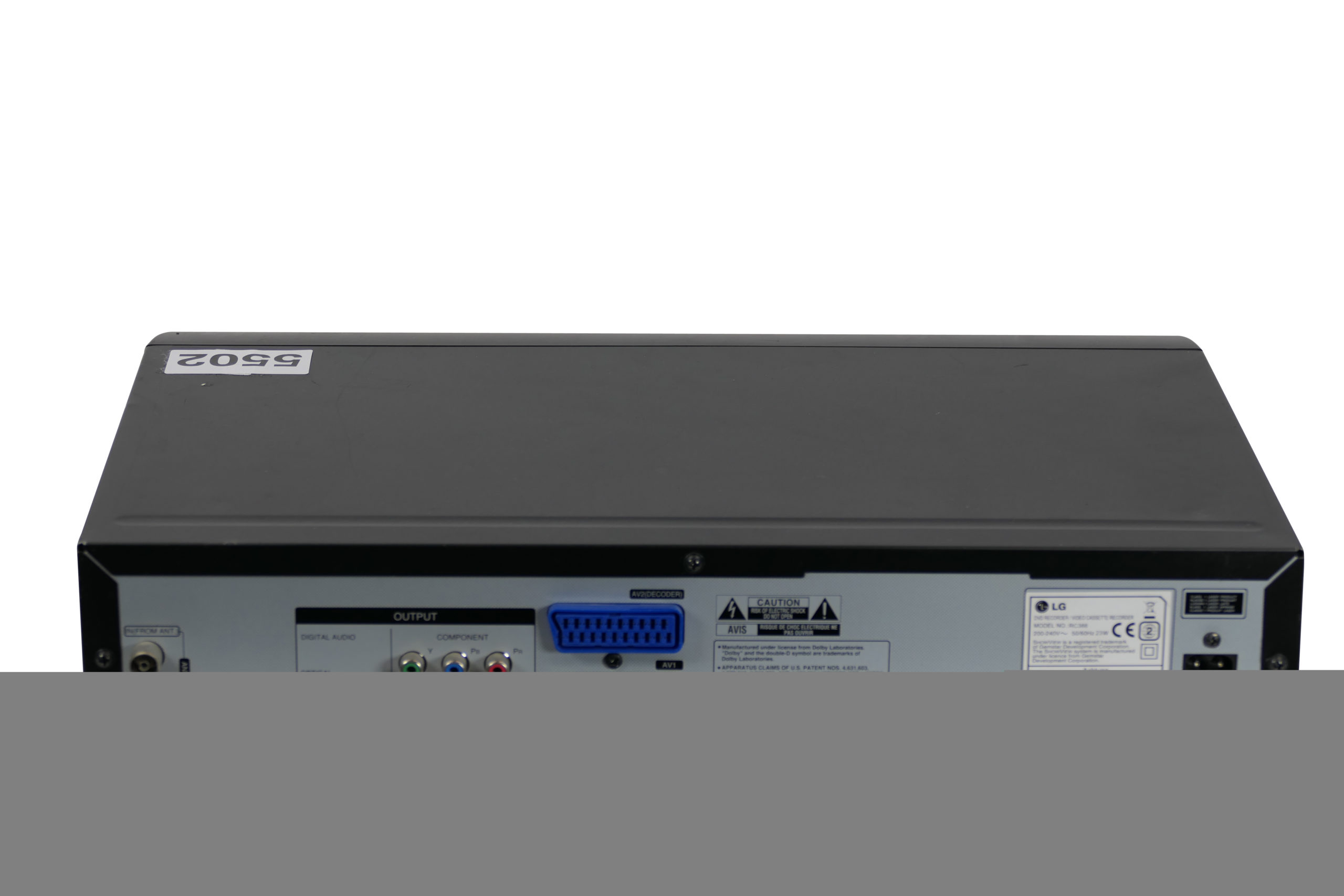 LG RC388 - DVD & VHS recorder (VHS copy to DVD) | VCRShop