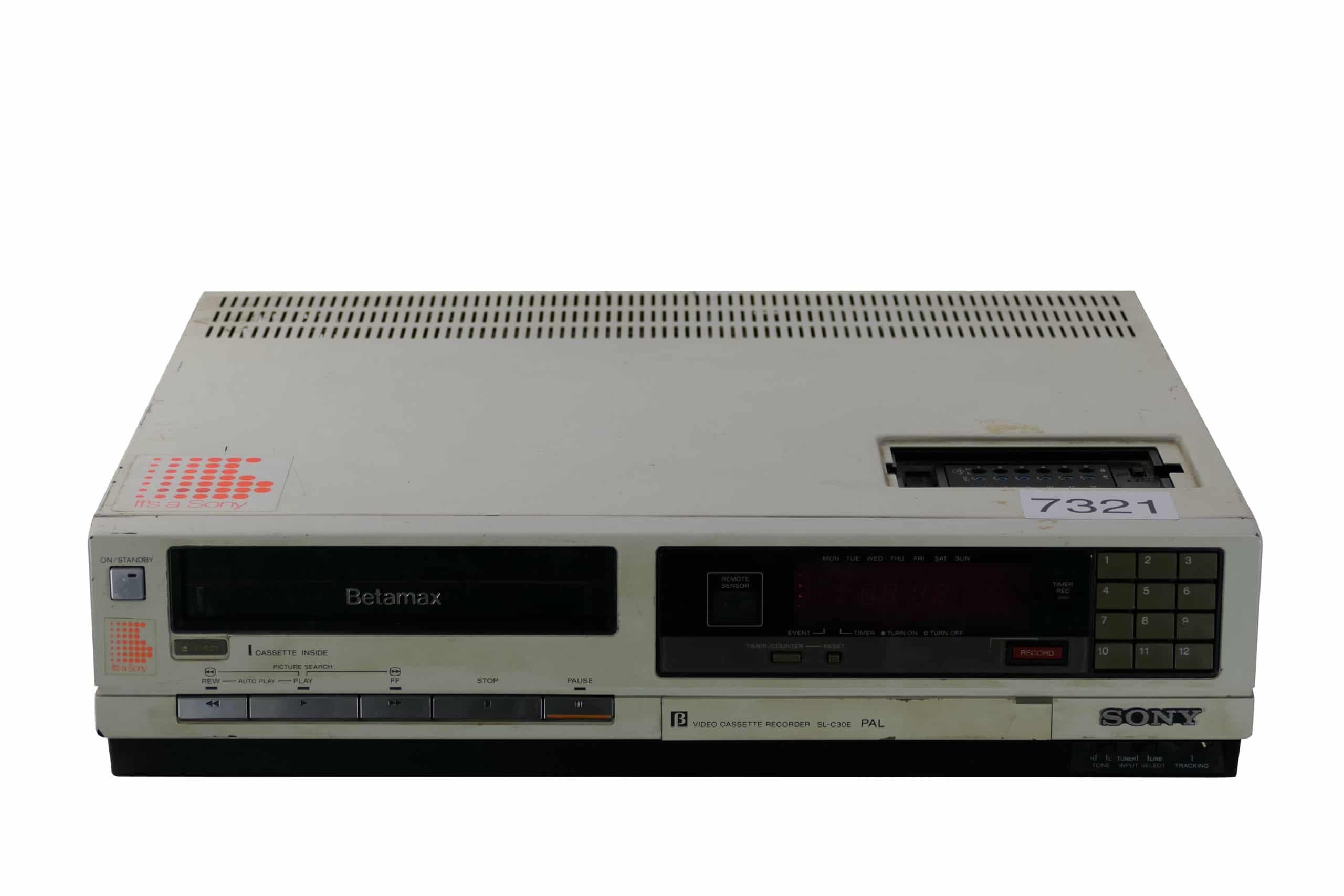Sony SL-C30E - BETAMAX PAL | VCRShop
