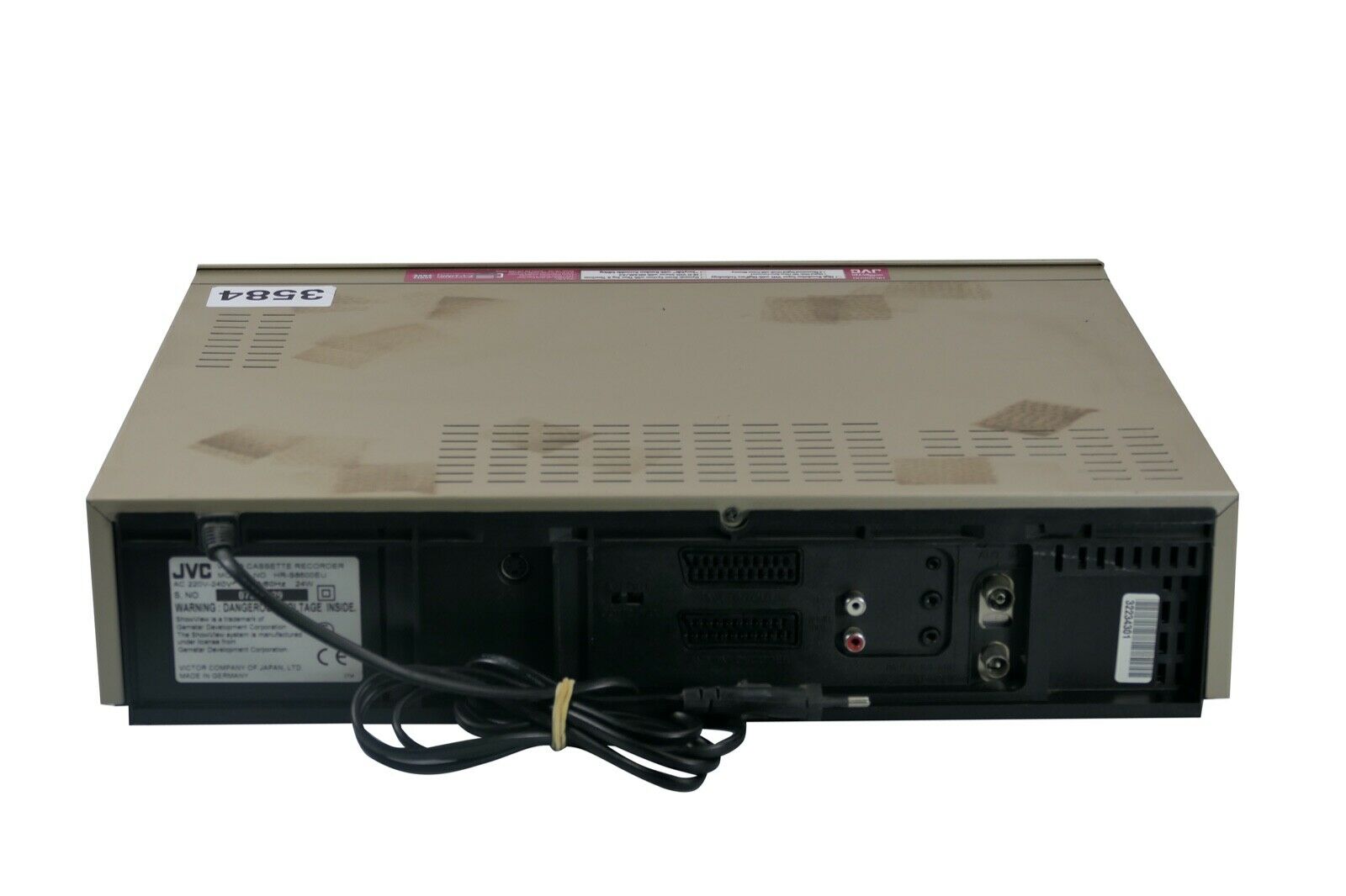 JVC HR-S8600EU | Super VHS Recorder | Time Base Corrector (TBC / DNR ...
