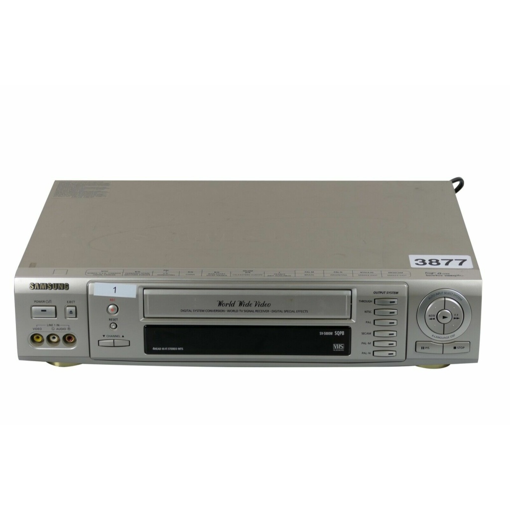 Samsung SV-5000W | VHS Videorecorder | World Wide Multi-system | PAL ...