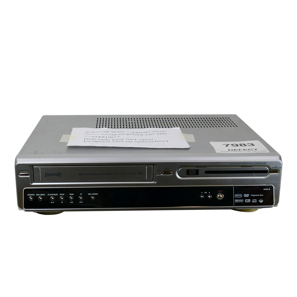 Magnum DVD-VCR 3300 | VHS / DVD Combi Recorder | DEFECTIVE (For parts or repair) | VCRShop