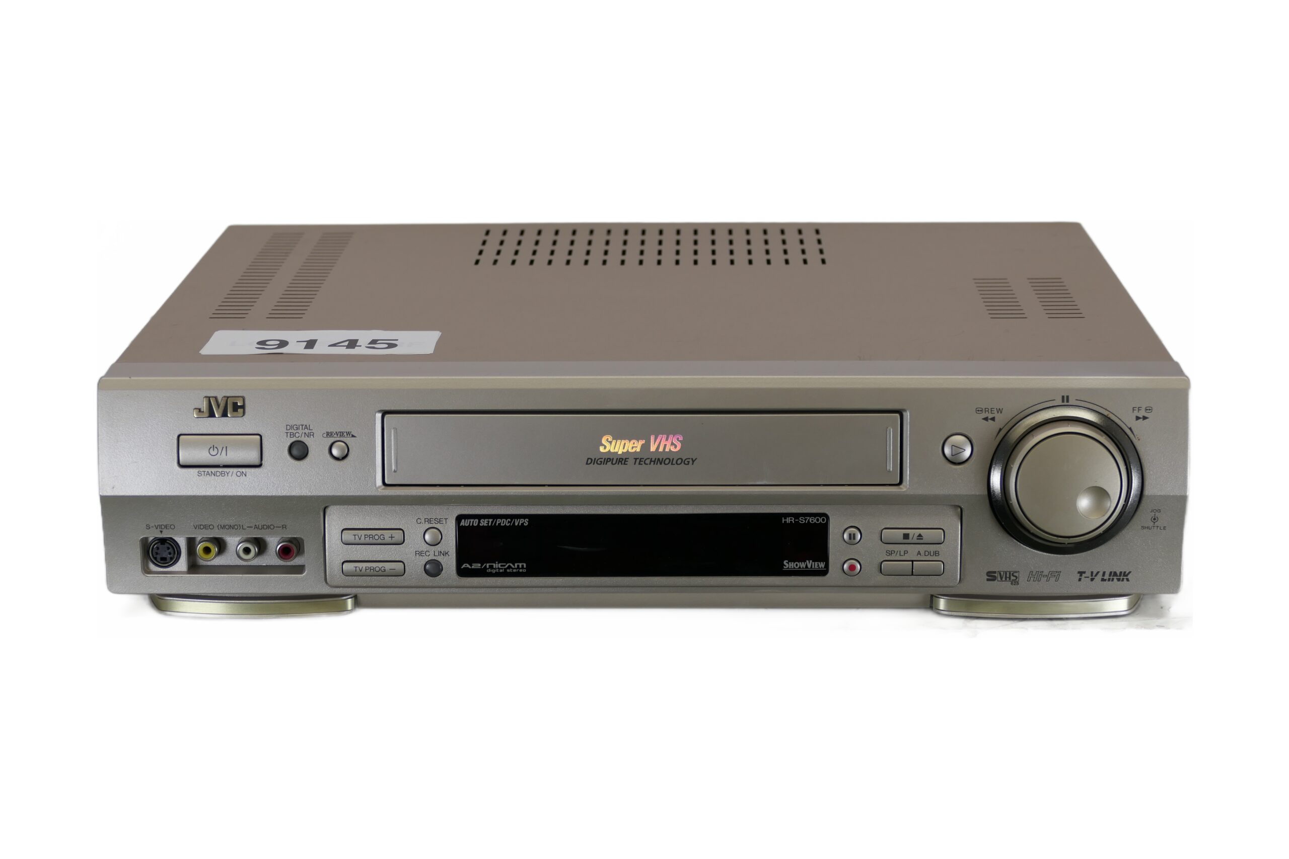 JVC HR-S7600 | Super VHS Recorder | Time Base Corrector (TBC / NR ...