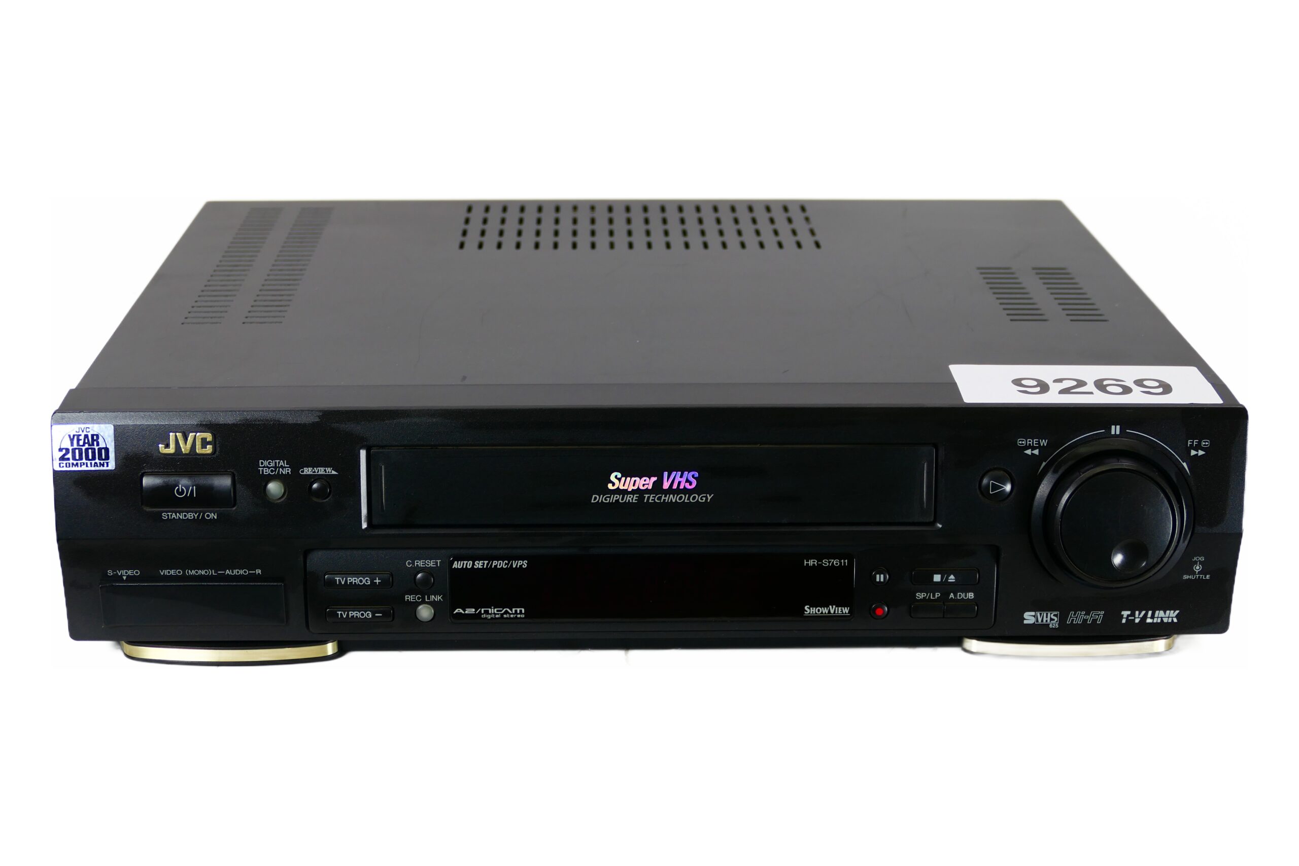 JVC HR-S7611 | Super VHS ET Recorder | Time Base Corrector (TBC / NR ...