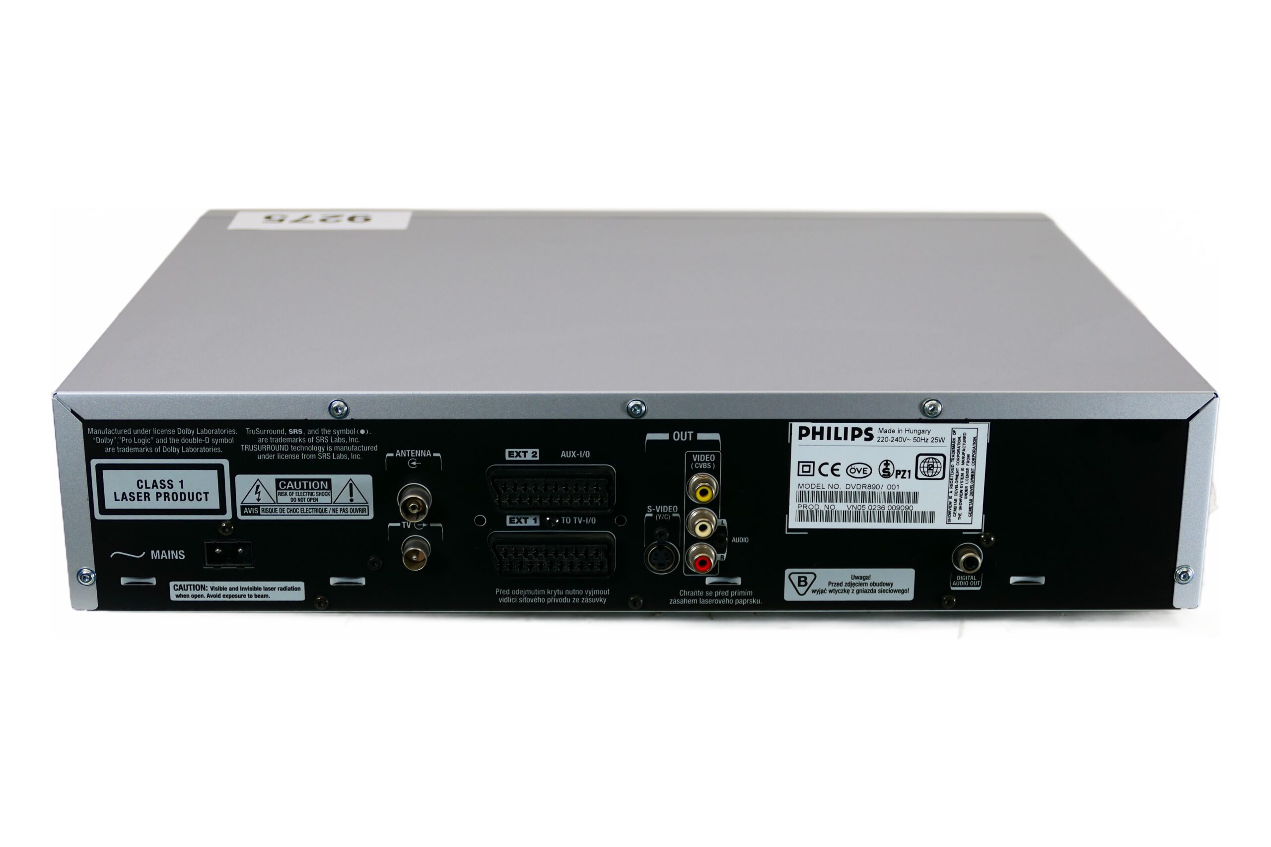 Philips DVDR890 | DVD Recorder | VCRShop