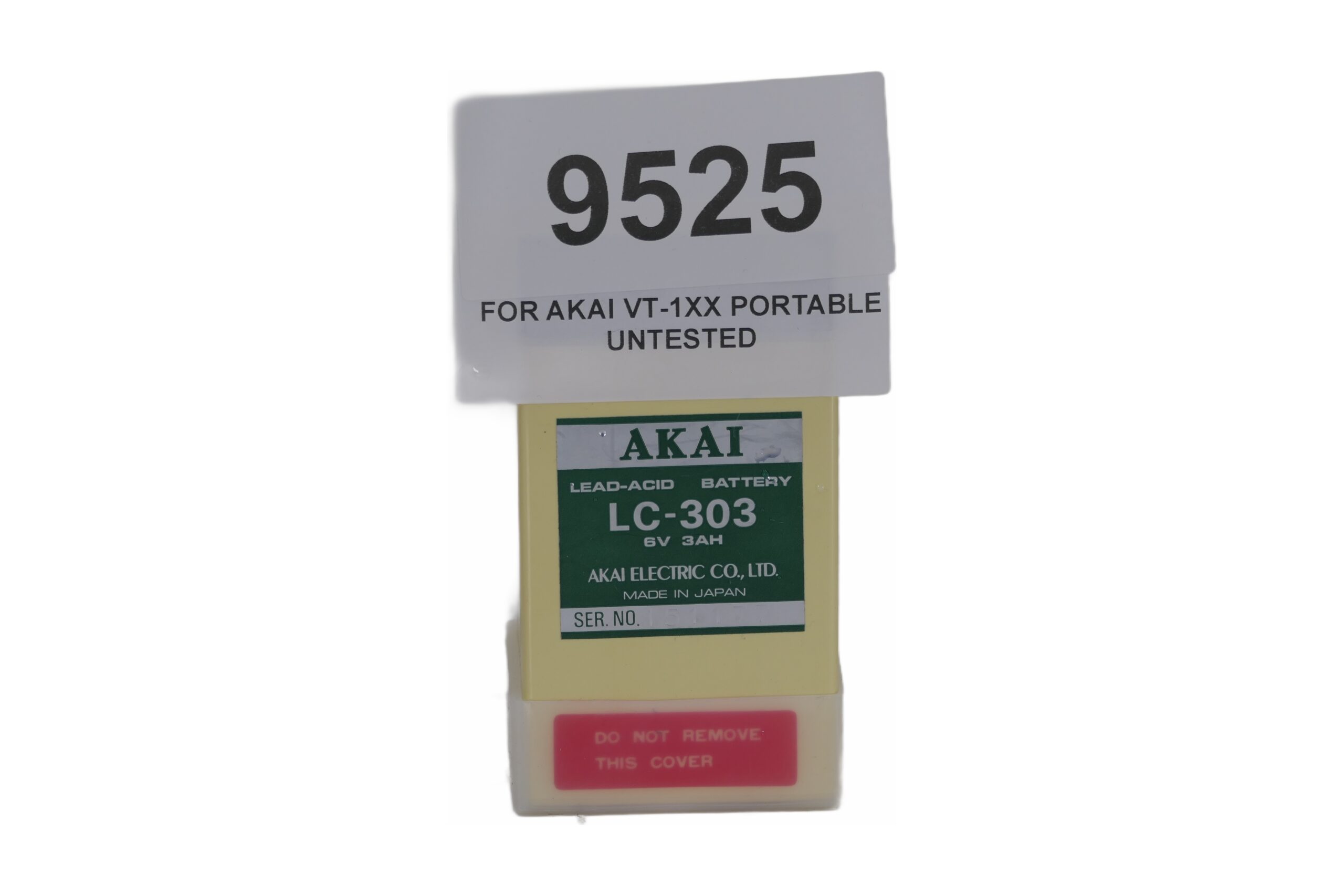 Akai LC-303 | Lead-Acid Battery | 6V / 3Ah | VCRShop