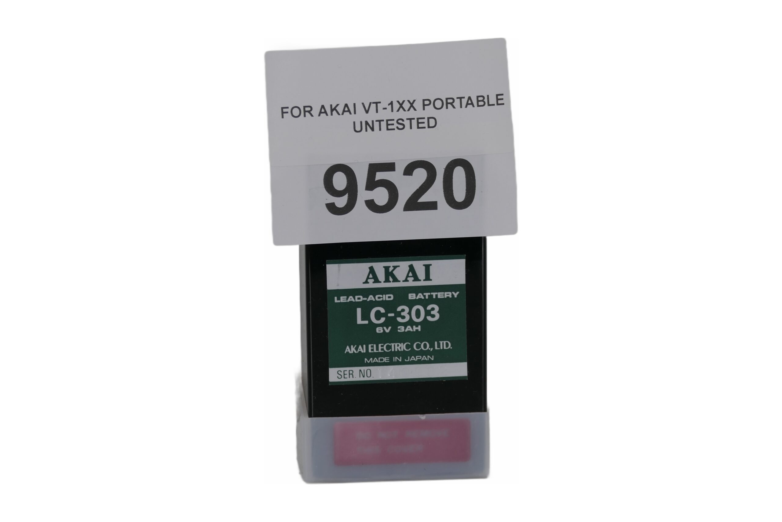Akai LC-303 | Lead-Acid Battery | 6V / 3Ah | VCRShop
