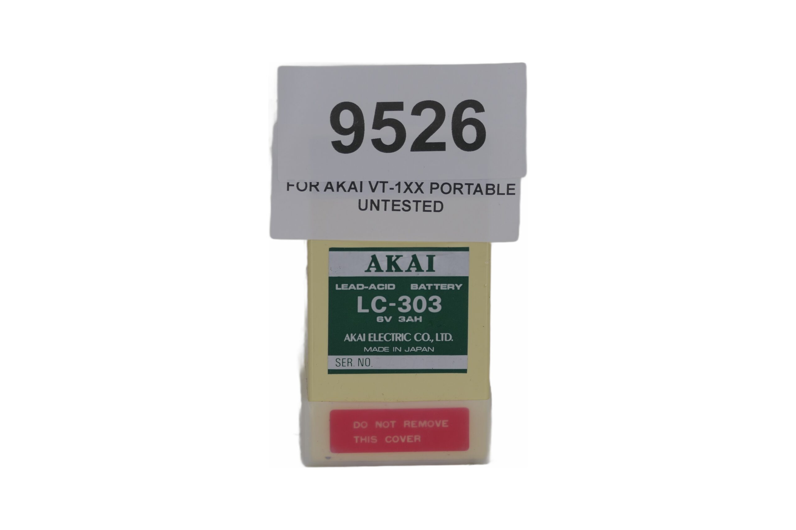 Akai LC-303 | Lead-Acid Battery | 6V / 3Ah | VCRShop