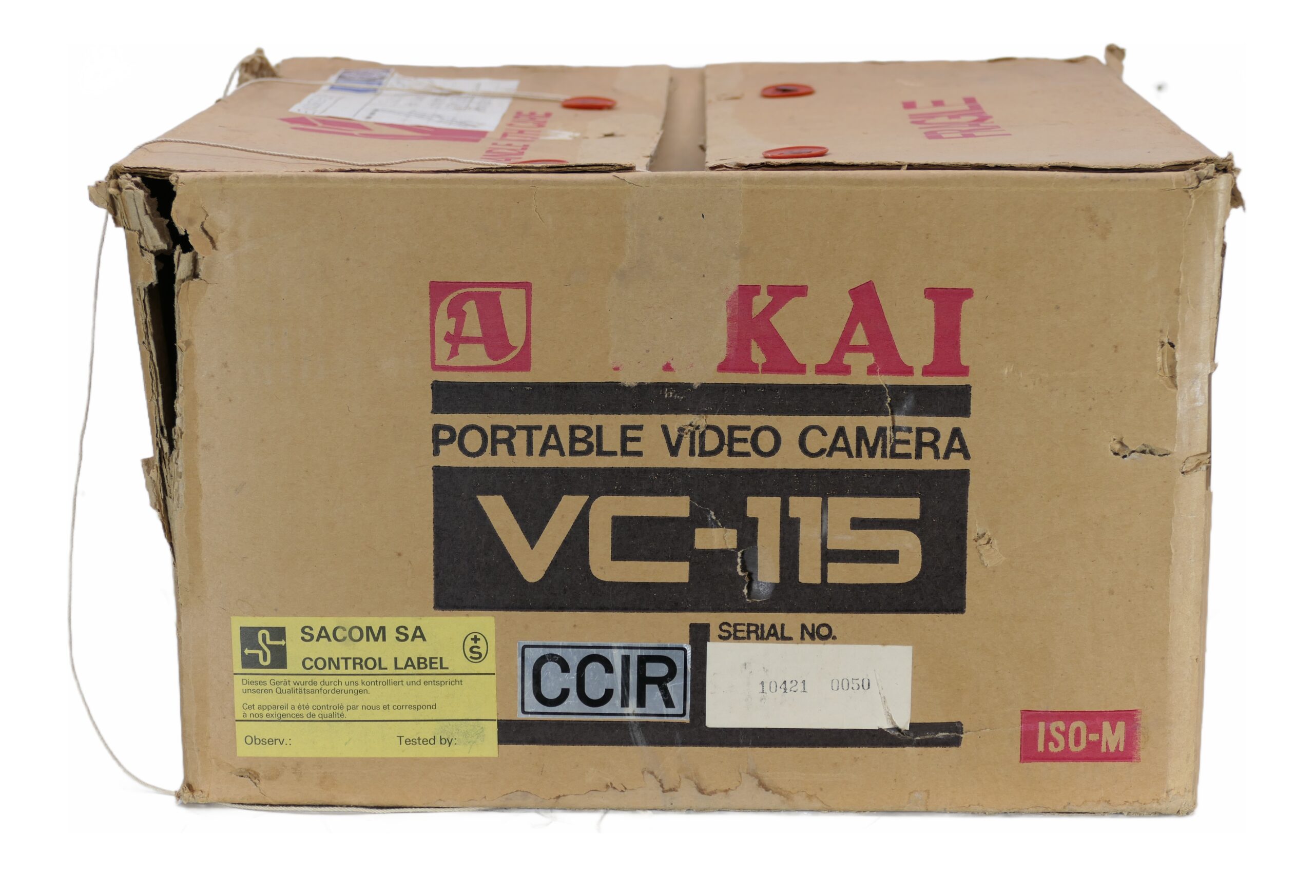 Akai VC115 | Portable VHS Video Camera | NO FOAM | BOXED | VCRShop
