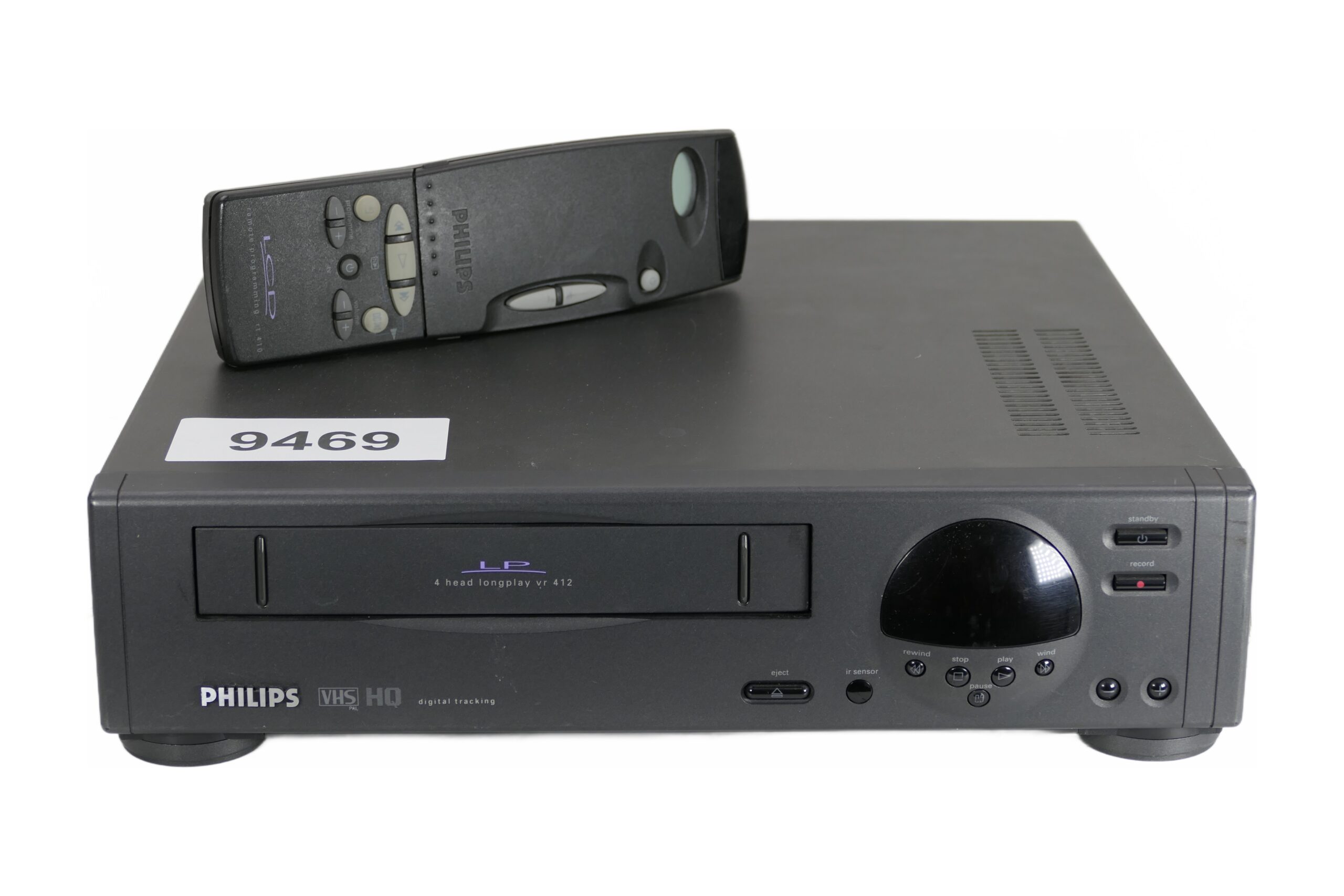 Philips VR412 | VHS Videorecorder + Remote | VCRShop