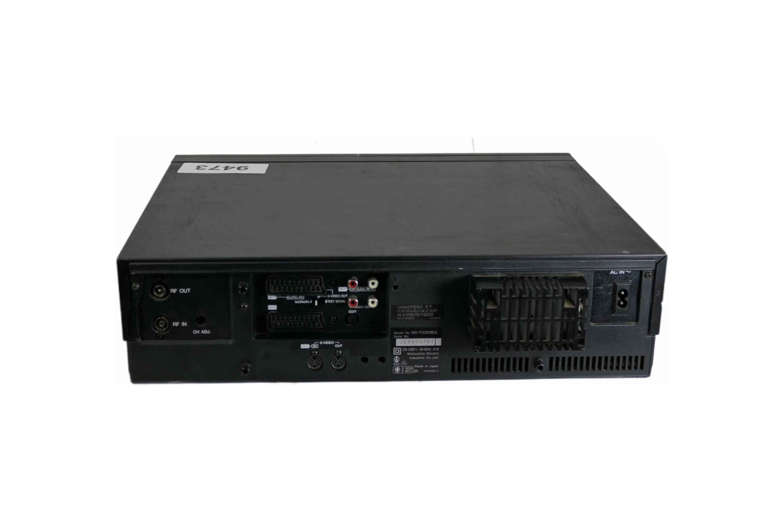 Panasonic NV-FS200 | Super VHS Recorder | Time Base Corrector (TBC ...