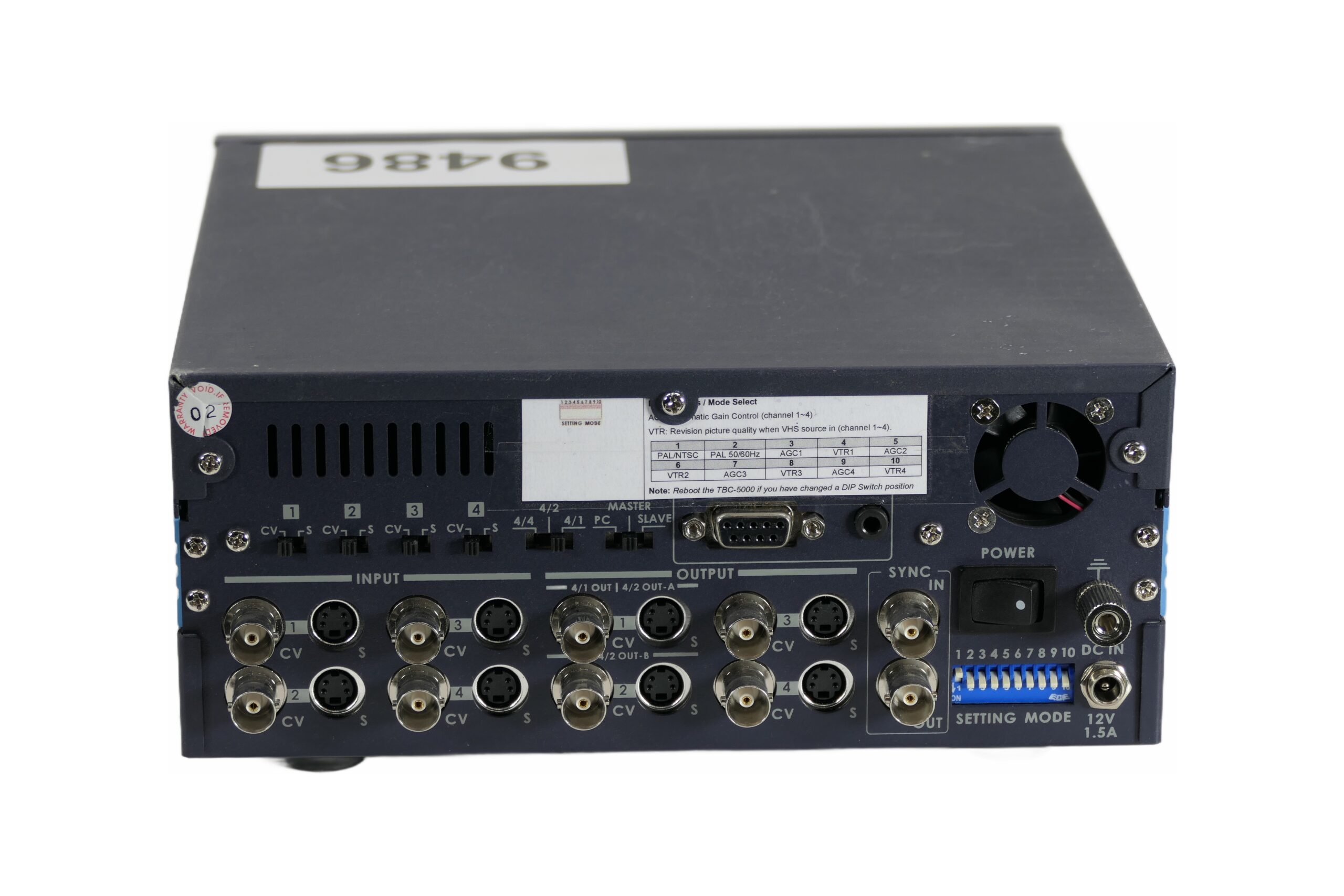 DataVideo TBC-5000 | Time Base Corrector (TBC) & Matrix Switcher | VCRShop