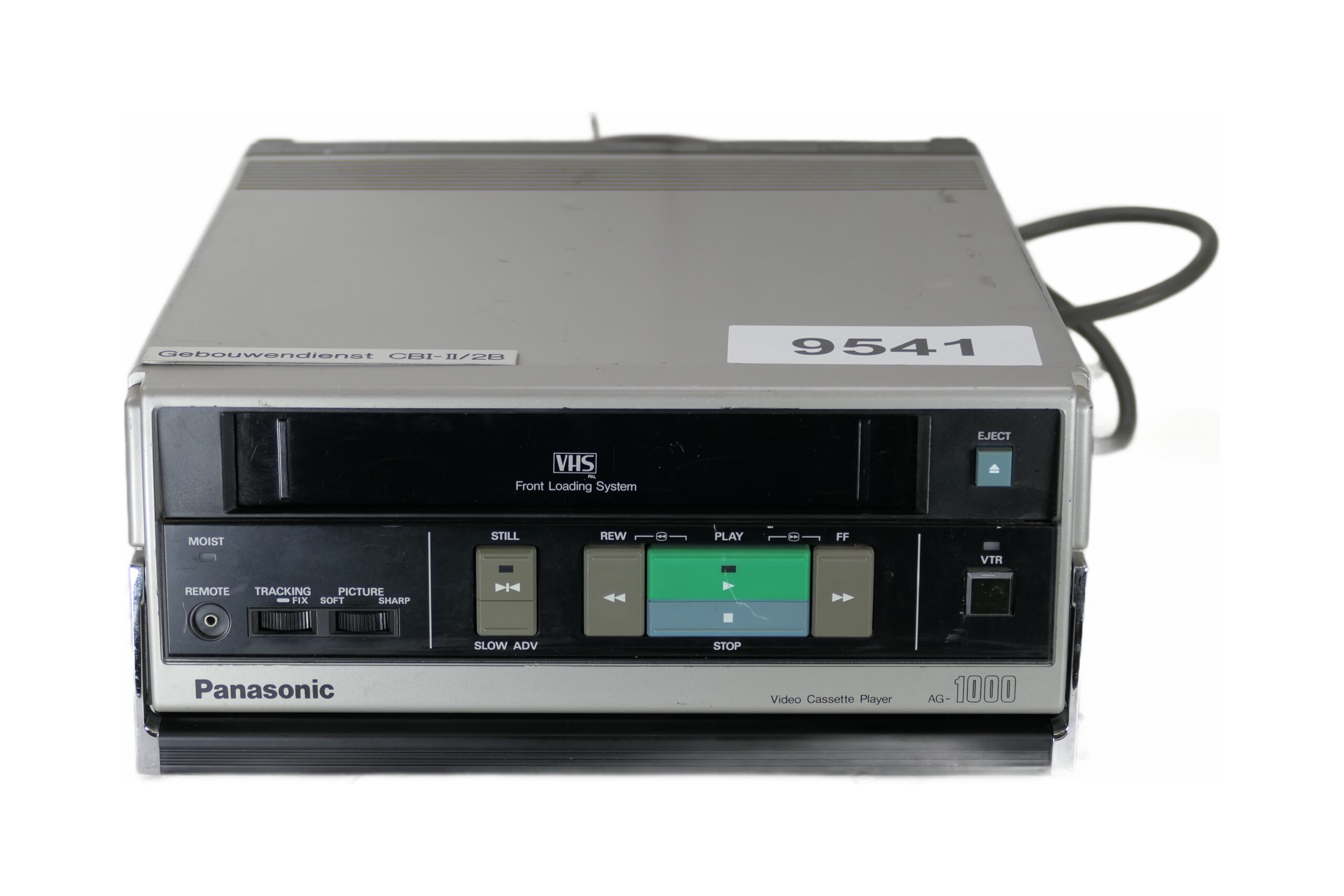 Panasonic AG-1000 | Professional VHS Player | Front Loading System ...